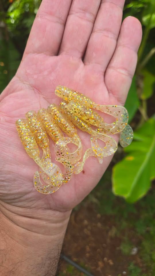 3 inch curly tails – JC Island lures